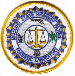 MISSOURI STATE HIGHWAY PATROL FORENSIC LABRATORY POLICE UNIFORM PATCH ...