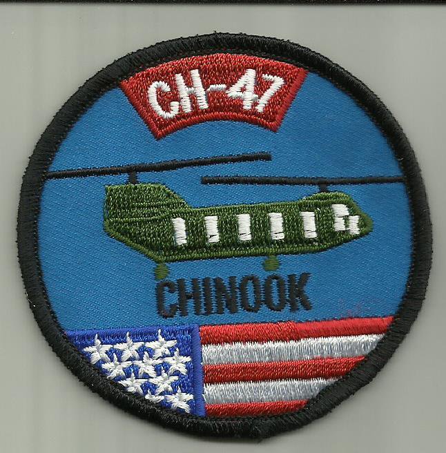 CH-47 CHINOOK HELICOPTER PATCH USA FLAG BOEING AIRCRAFT U.S.ARMY NAVY ...