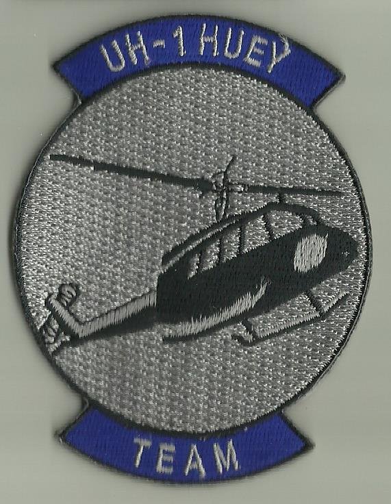 UH-1 HUEY TEAM HELICOPTER PATCH U,S.ARMY USMC NAVY USAF VIETNAM ...