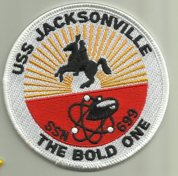 USS JACKSONVILLE SSN-699 US.NAVY PATCH NUCLEAR SUBMARINE SAILOR USA ...